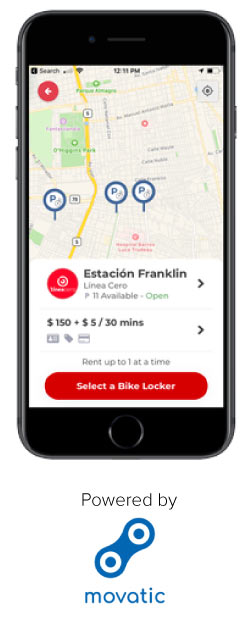 Bluetooth Locker Access | Dero Bike Racks