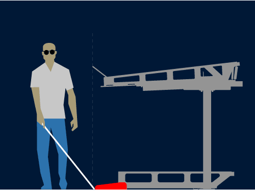 Cane Stop for Dero Decker