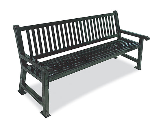 Savannah Bench | Site Furnishings | Dero